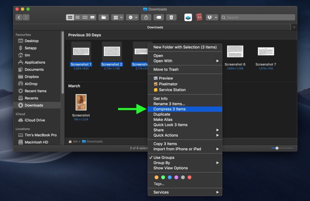 How To Zip A File On Mac